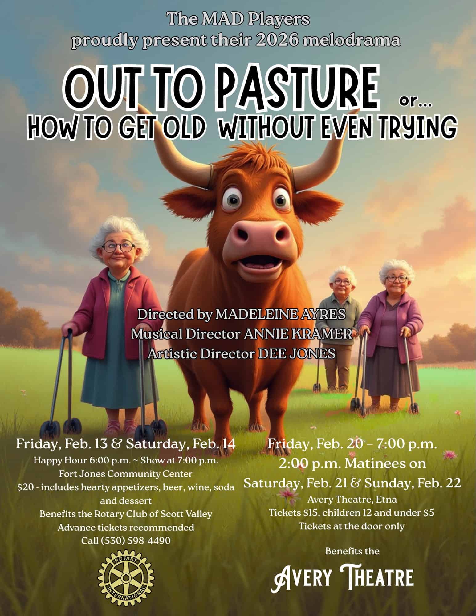 Help Scott Valley Rotary and go to the local production of “Out to ...